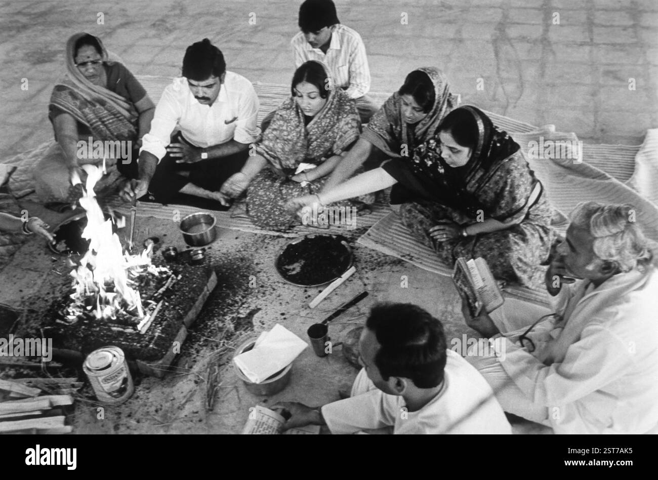 Religious chants Black and White Stock Photos & Images - Alamy