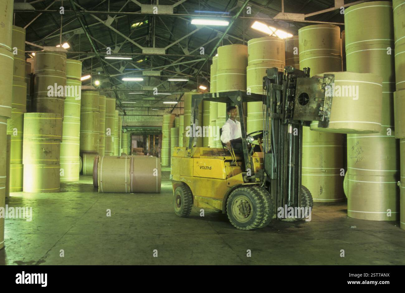 Finished products warehouse, paper mills, surat, gujrat, india Stock ...