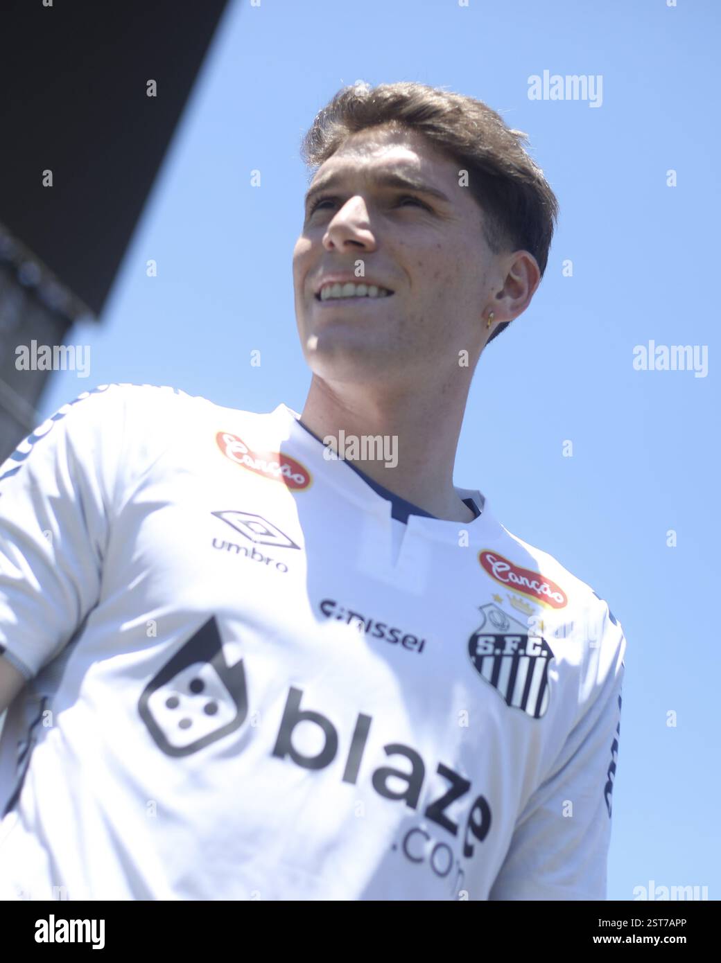 Santos, Brazil. 17th Feb, 2025. SP - SANTOS - 02/17/2025 - SANTOS, PRESENTATION OF BENJAMIN ...