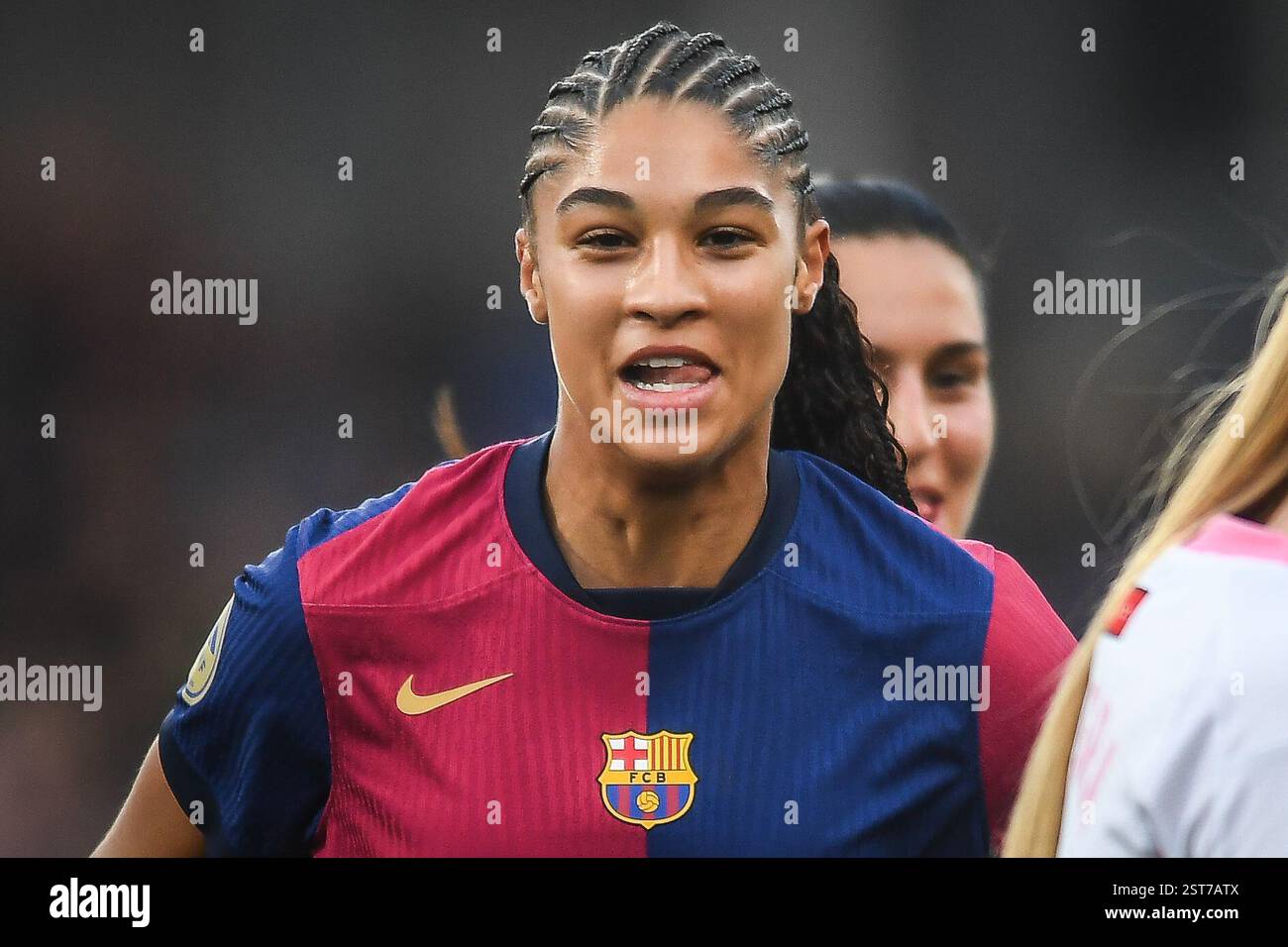 Barcelona, Spain, Spain. 16th Feb, 2025. Sydney SCHERTENLEIB of ...