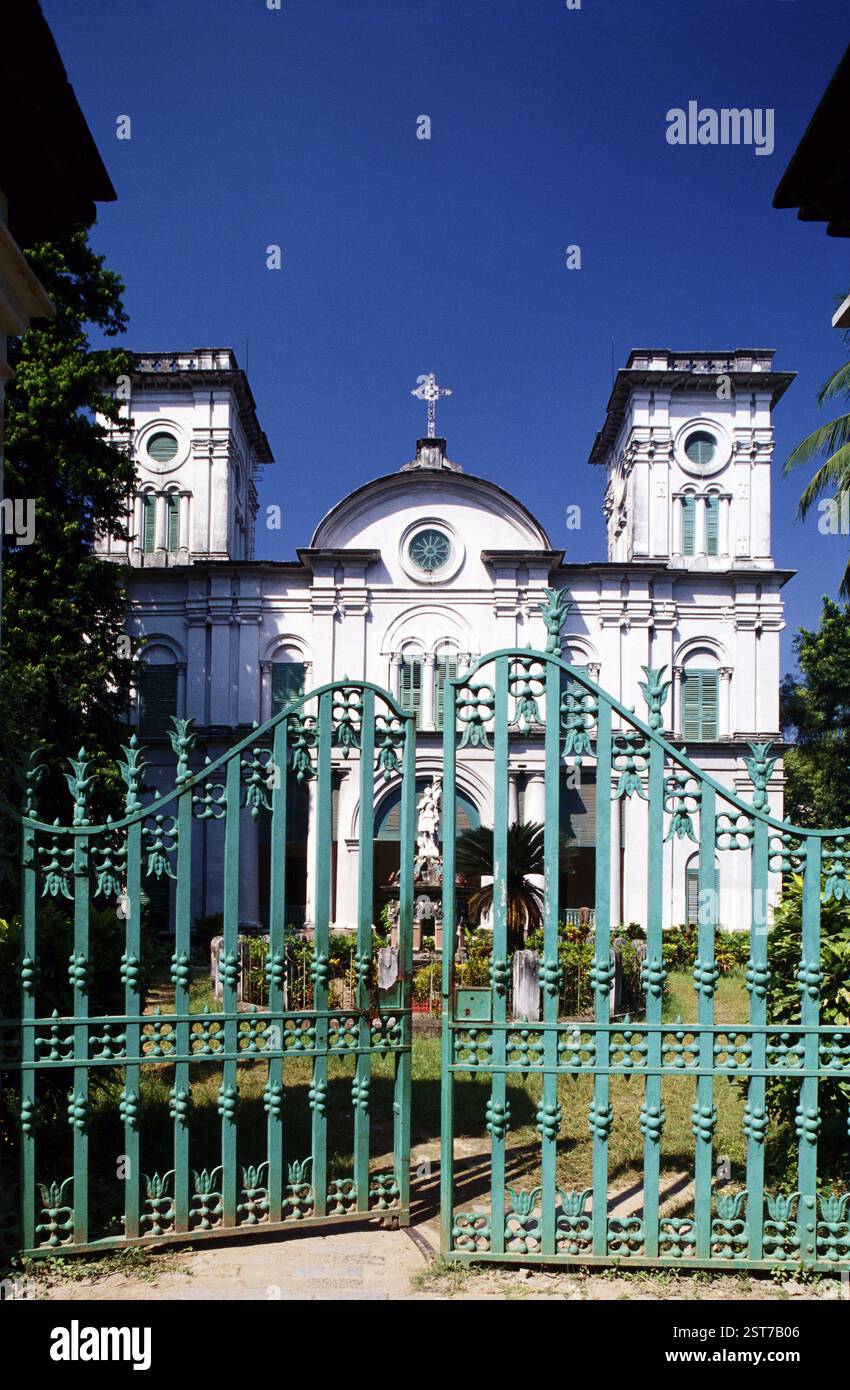Sacred Heart church, Chandernagore, West Bengal, India, Asia Stock ...