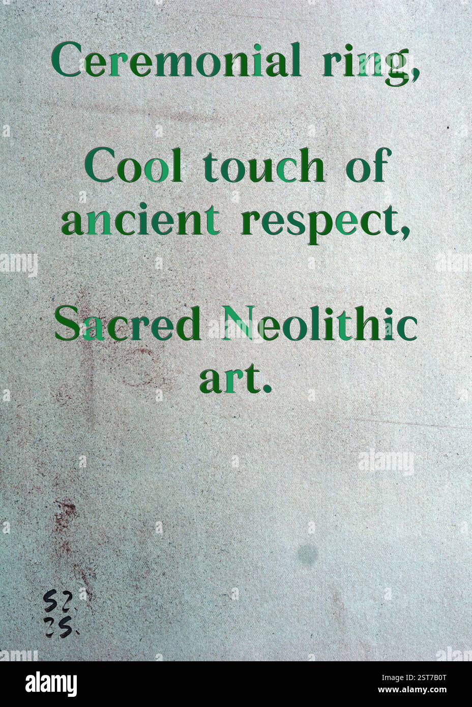 Ceremonial ring, Cool touch of ancient respect, Sacred Neolithic art ...