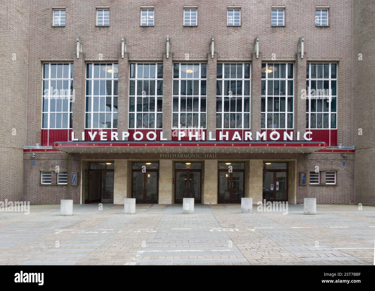 Liverpool Philharmonic Hall in Hope Street. An art-deco style Grade II ...