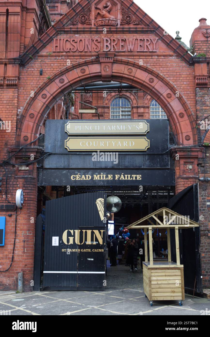 Punch Tarmey's Courtyard, an Irish bar in Cains Brewery Village, in the ...