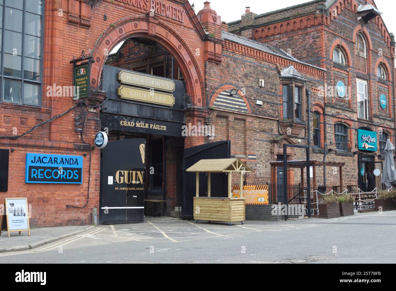 Punch Tarmey's Courtyard, an Irish bar in Cains Brewery Village, in the ...