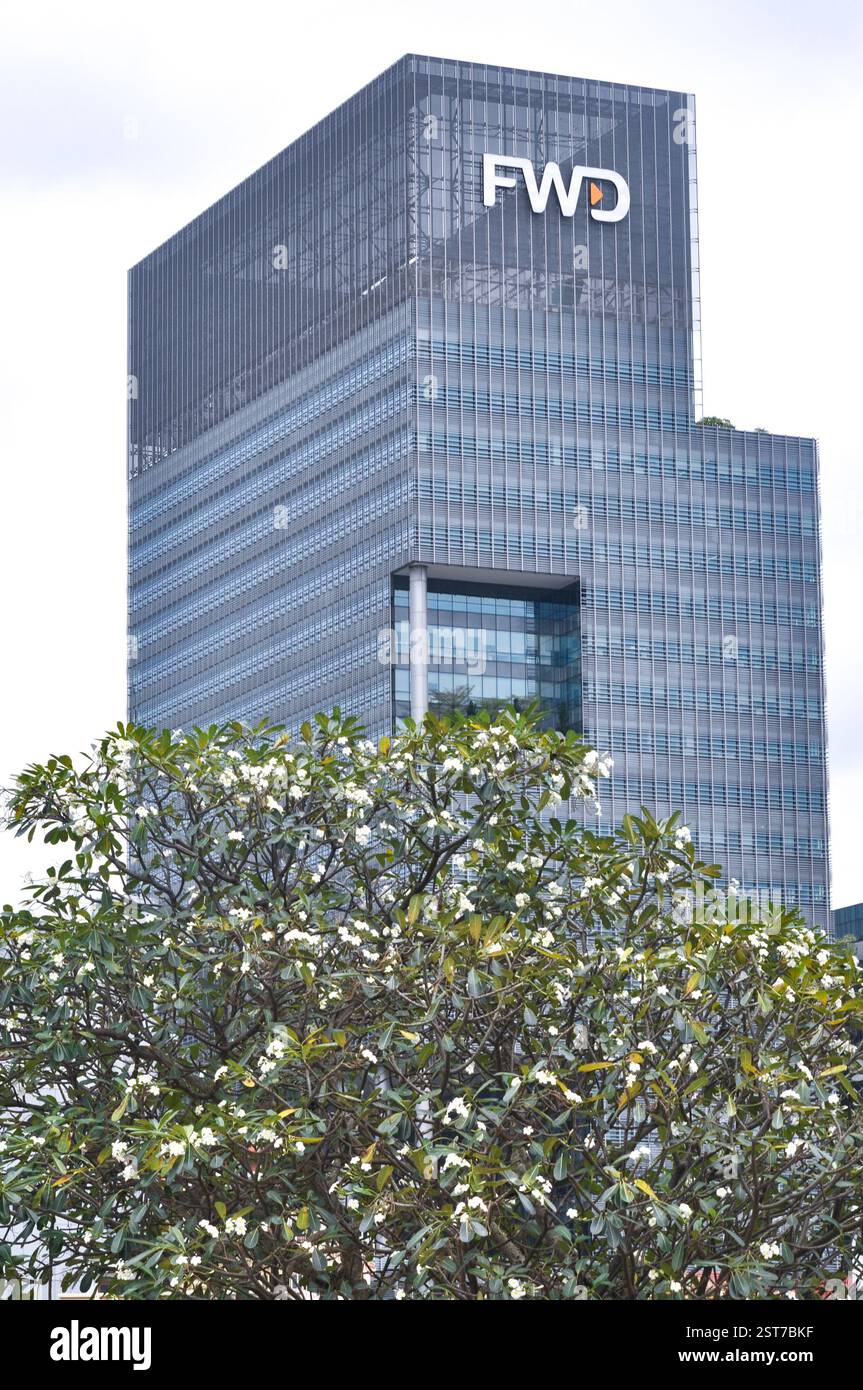 Singapore - January 20, 2024: FWD insurance business of investment ...