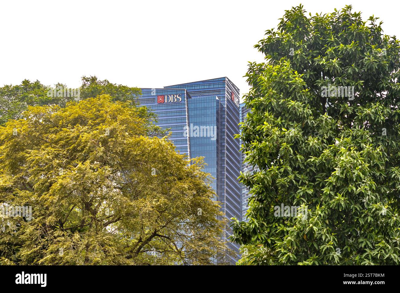 Singapore - January 20, 2024: DBS Bank office building. It is one of ...