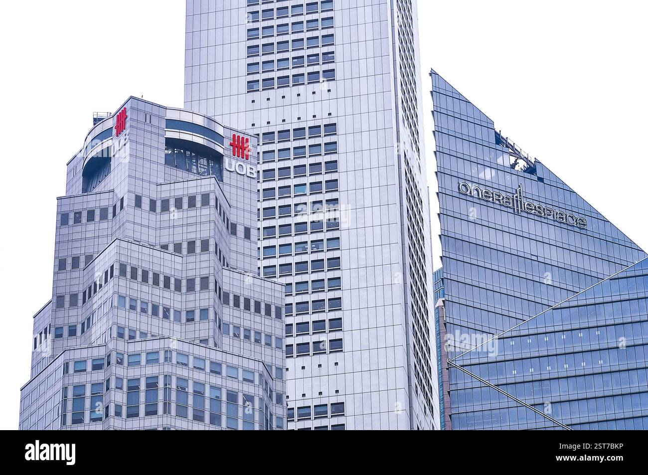 Singapore - January 20, 2024: UOB Plaza office building. United ...