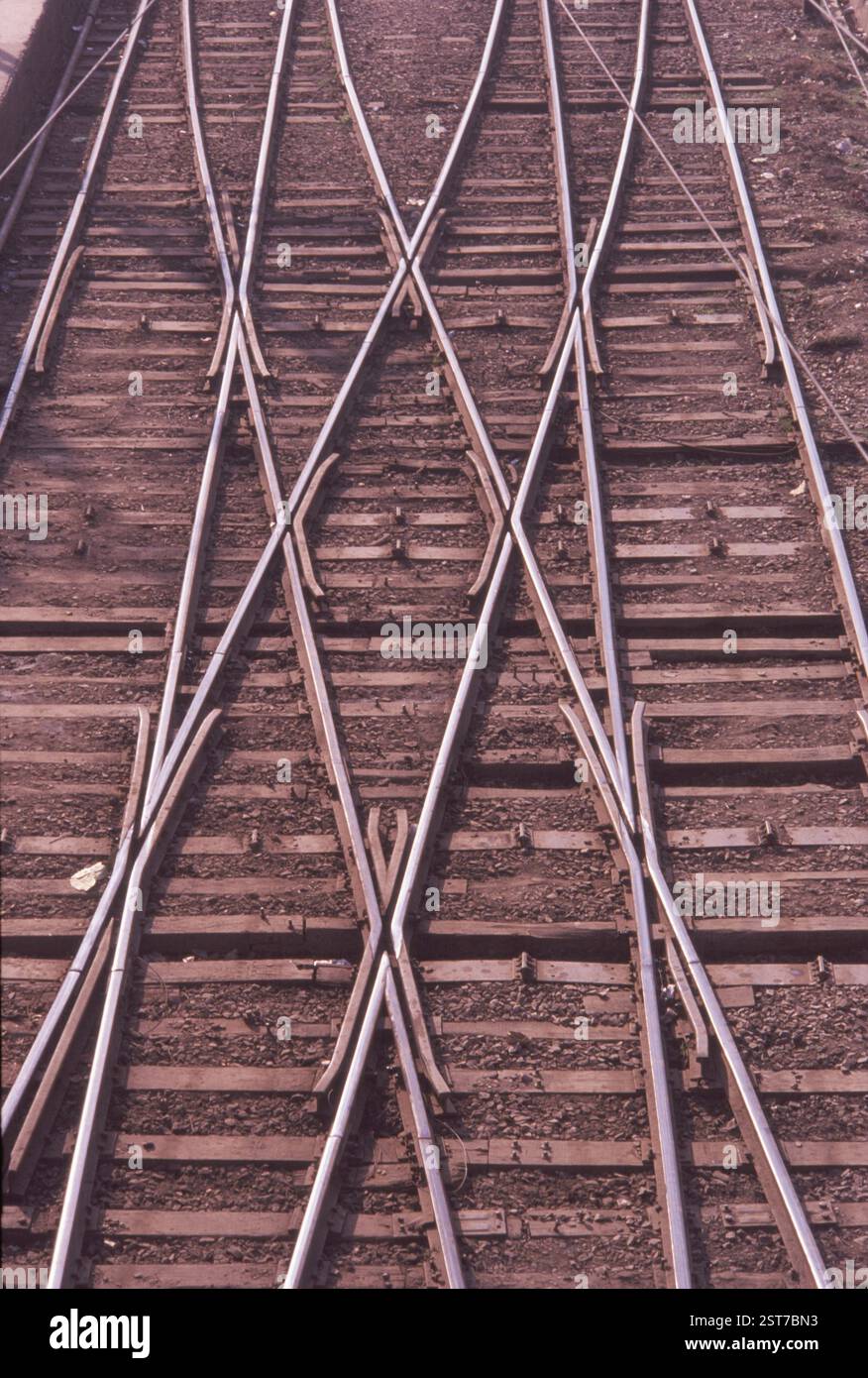Road meets rail hi-res stock photography and images - Alamy
