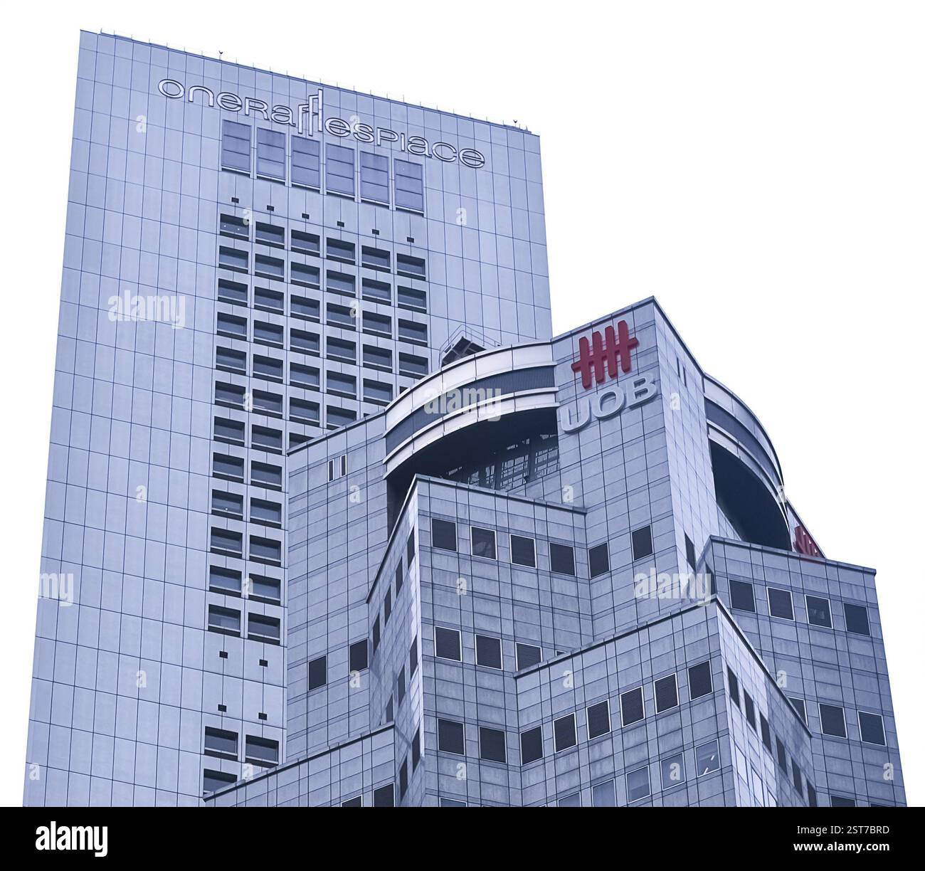 Singapore - January 20, 2024: UOB Plaza office building. United ...
