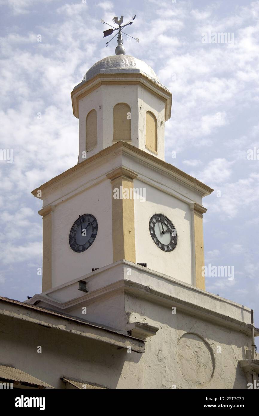 Bombay Clock Tower a clock with more than one dial to show the time in ...