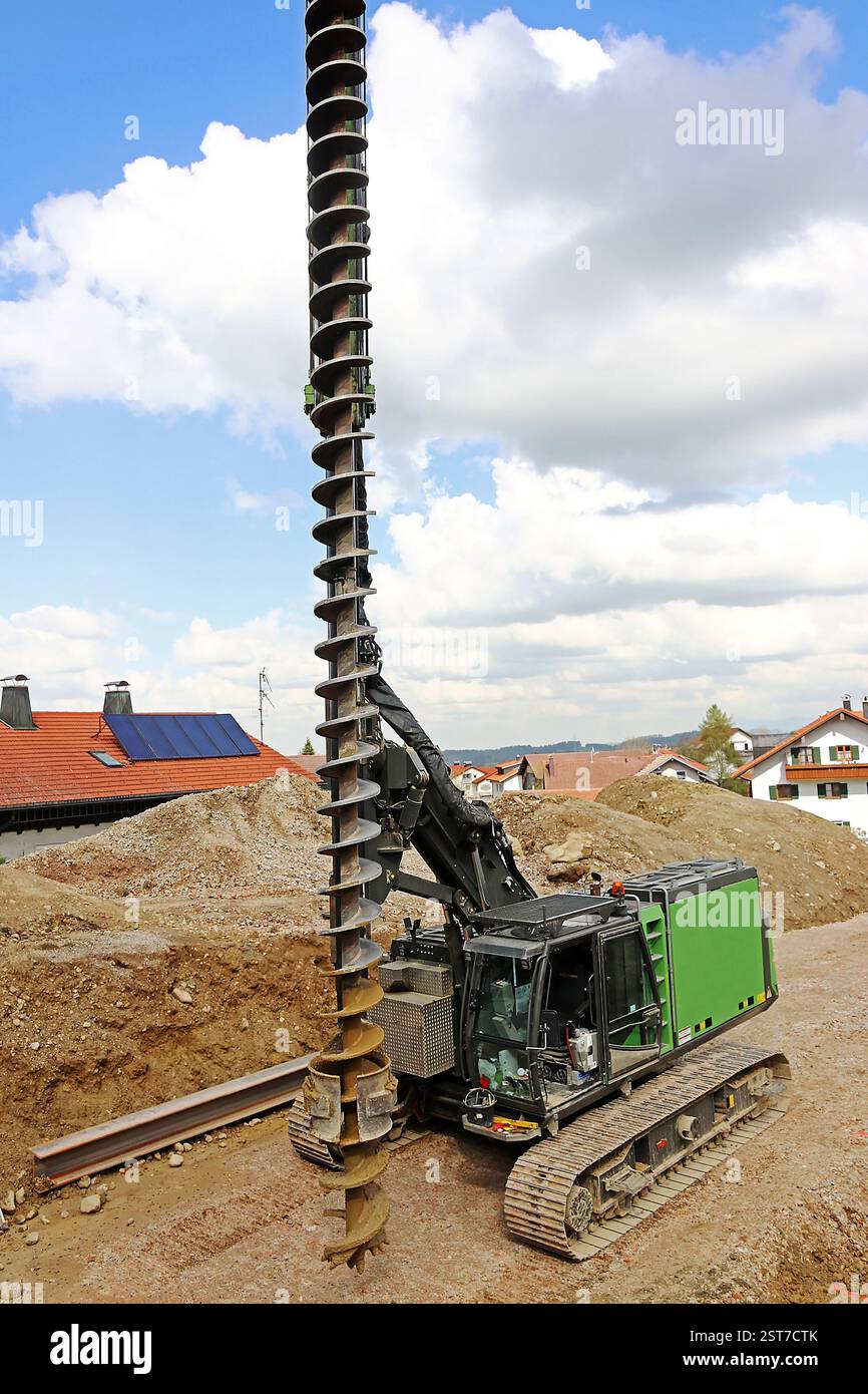 A large drill for deep drilling and geothermal drilling when building a ...