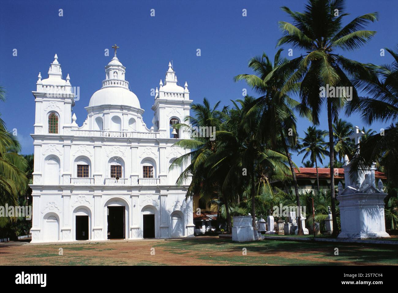 ST. Alex church, Calangute, Goa, India, Asia Stock Photo - Alamy
