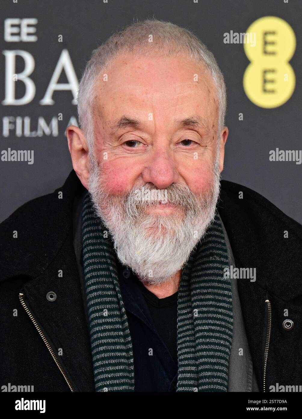 LONDON, UK. 16th Feb, 2025. Mike Leigh at EE BAFTA Film Awards 2025 at ...