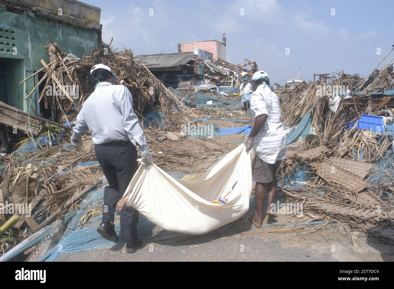 Damage, Natural Disaster Tsunami Earthquake on Sea Floor, Nagapattinum ...