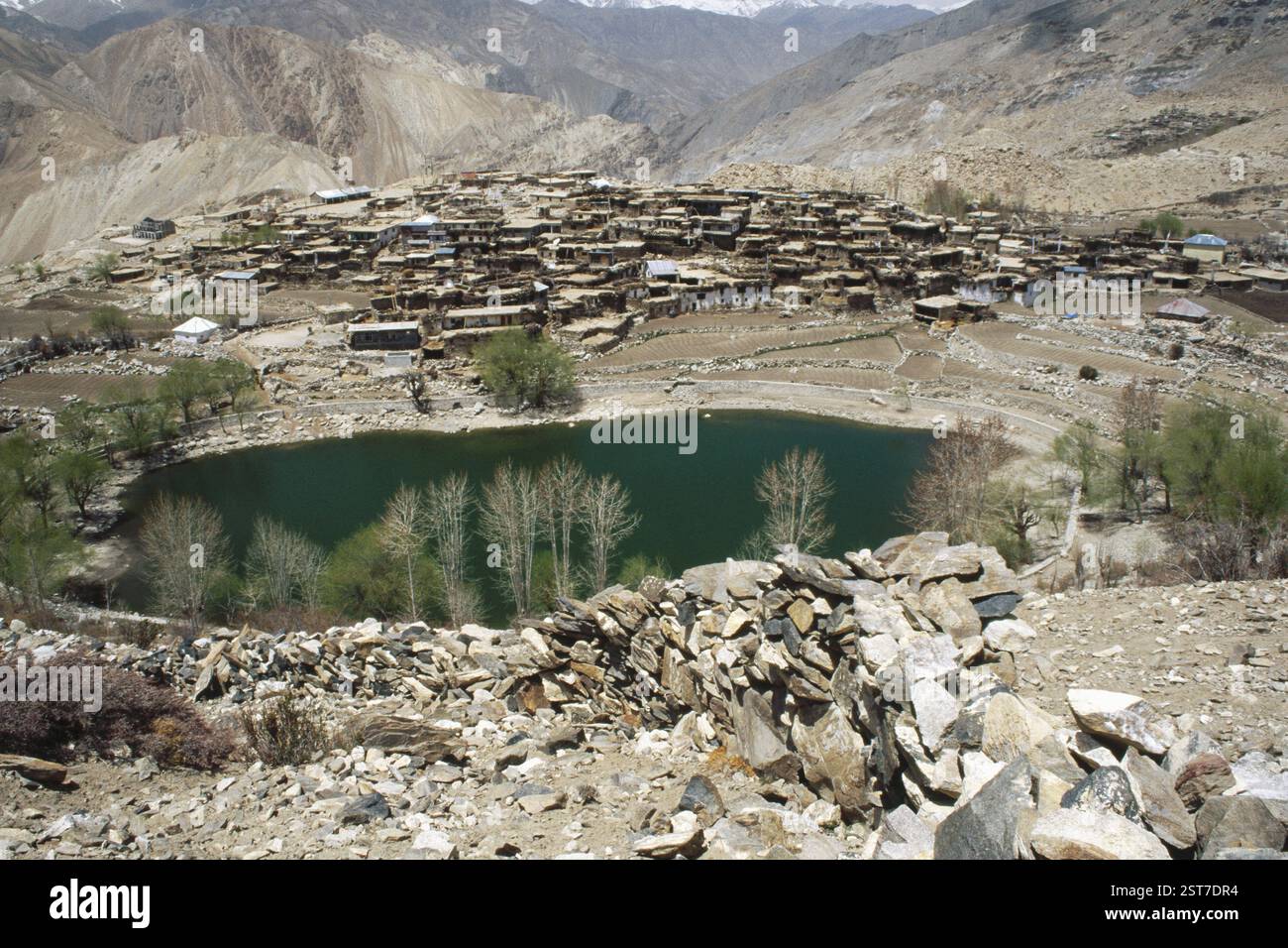 Nako village and lake, kinnaur, himachal pradesh, india Stock Photo - Alamy