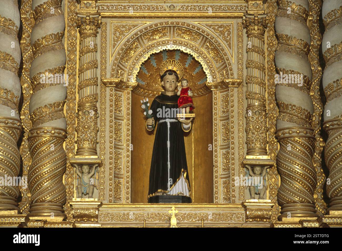 Royal Chapel of St. Antony holy hill, old goa, india Stock Photo - Alamy