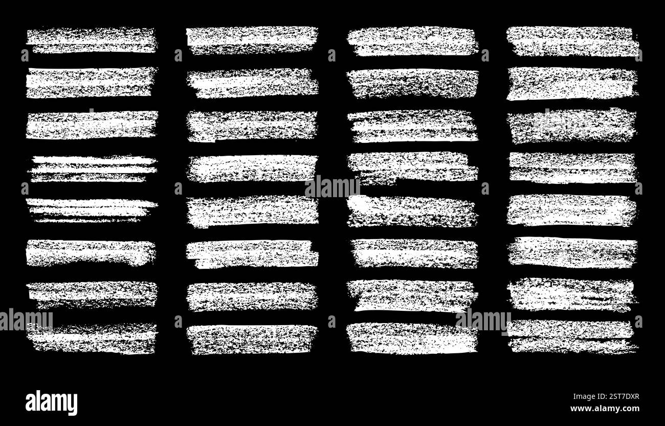 Grunge brush strokes, lines, ink smudges, hand-drawn scribble shapes ...