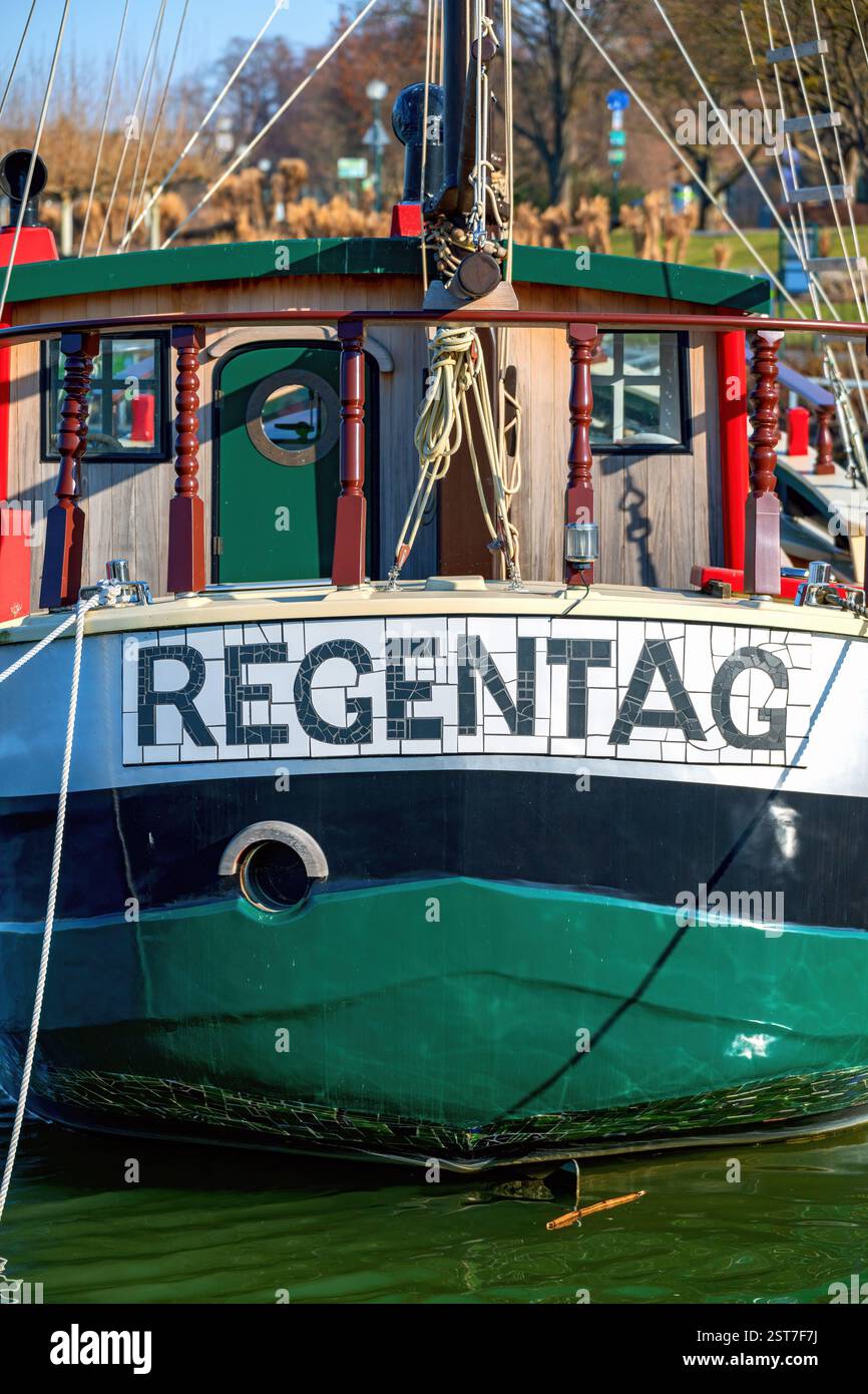 Rear view of the newly renovated former ship of the artist ...