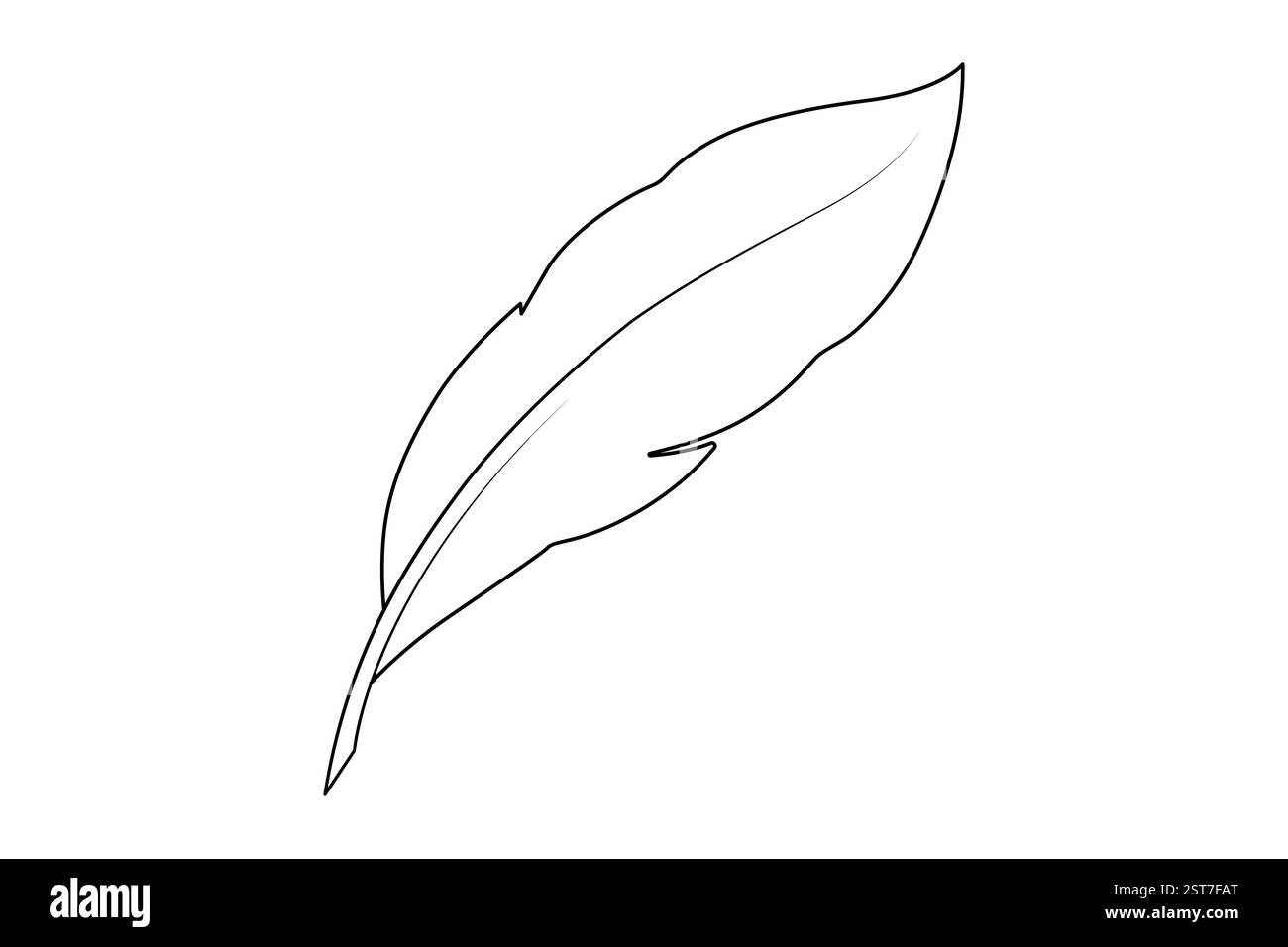 Continuous line art pen Stock Vector Images - Alamy