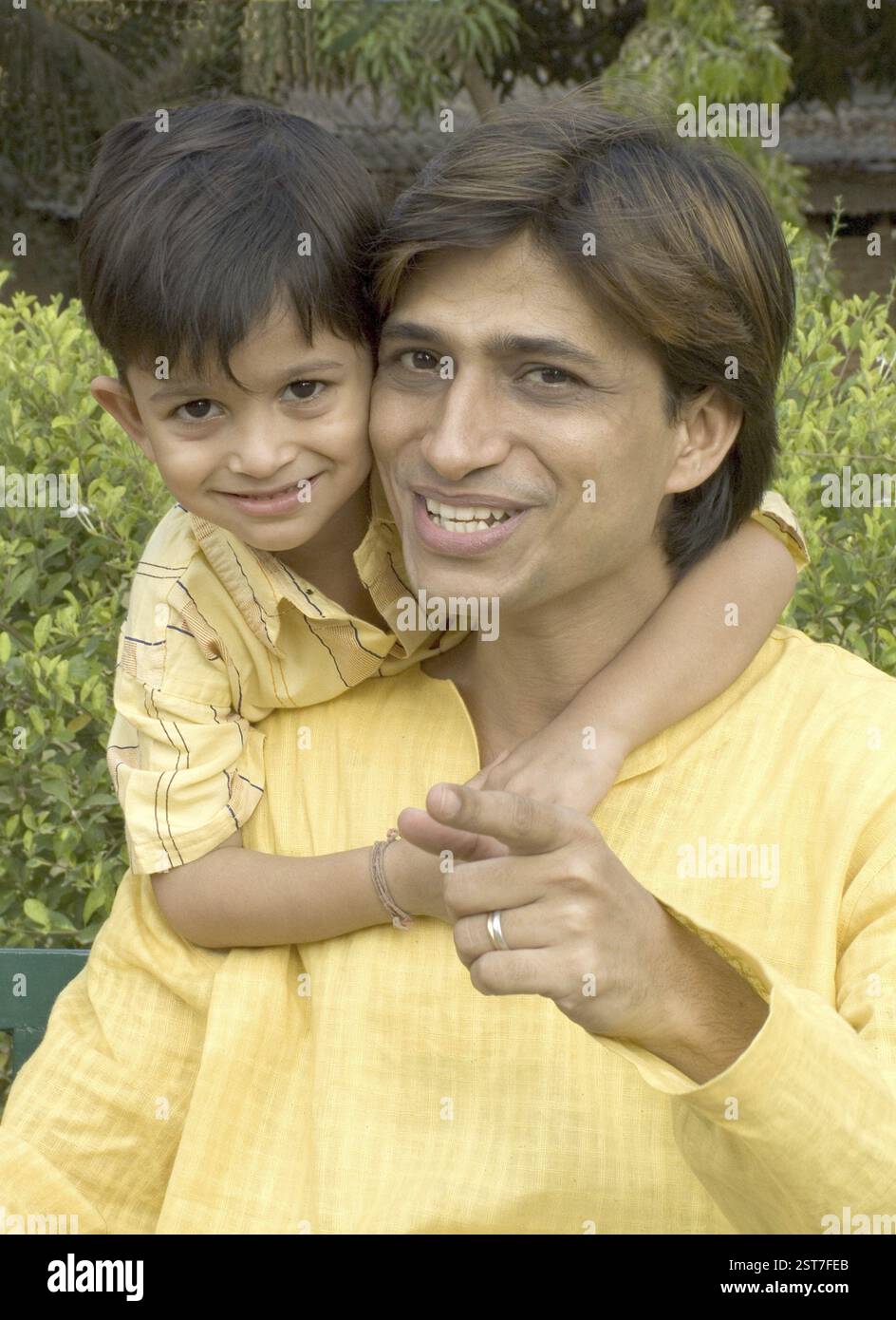 Family, Religion Parsi Zorastrian Father and Son, India, Asia Stock ...