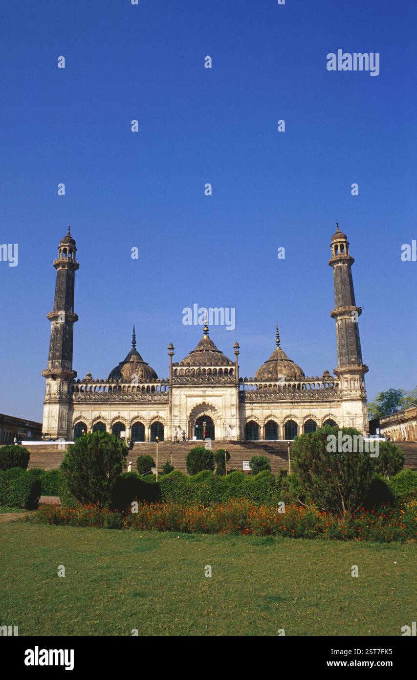 Asafi mosque, Bara Imambara, Lucknow, Uttar Pradesh, India, Asia Stock ...