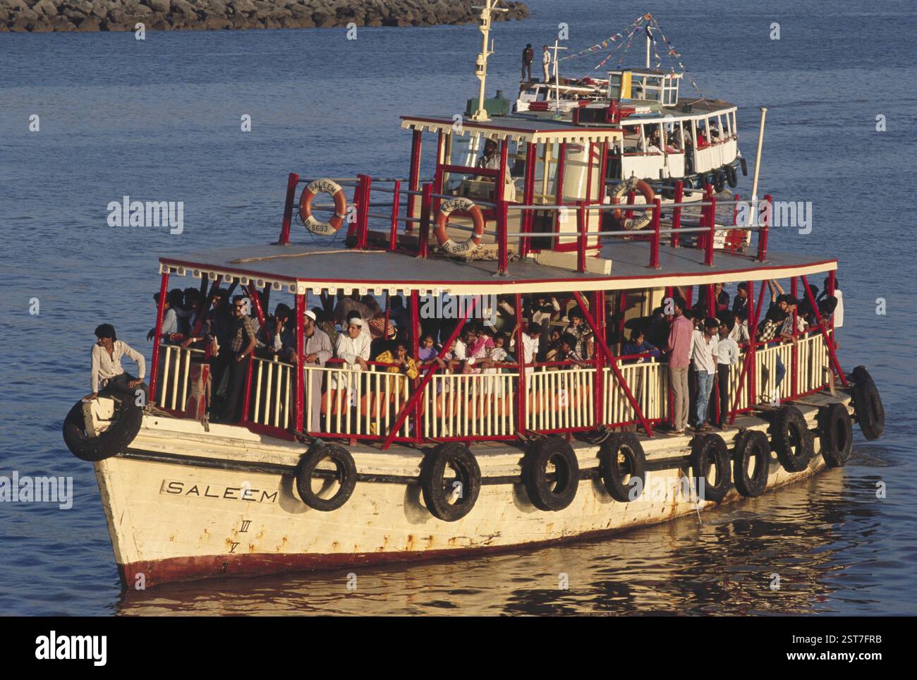 Launch at gate way of india, bombay mumbai, maharashtra, india Stock ...