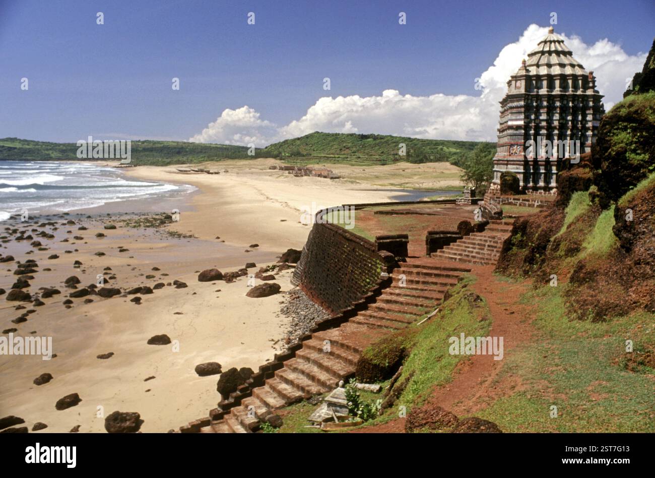 Kunkeshwar temple in sawantwadi at maharashtra India, Asia Stock Photo ...