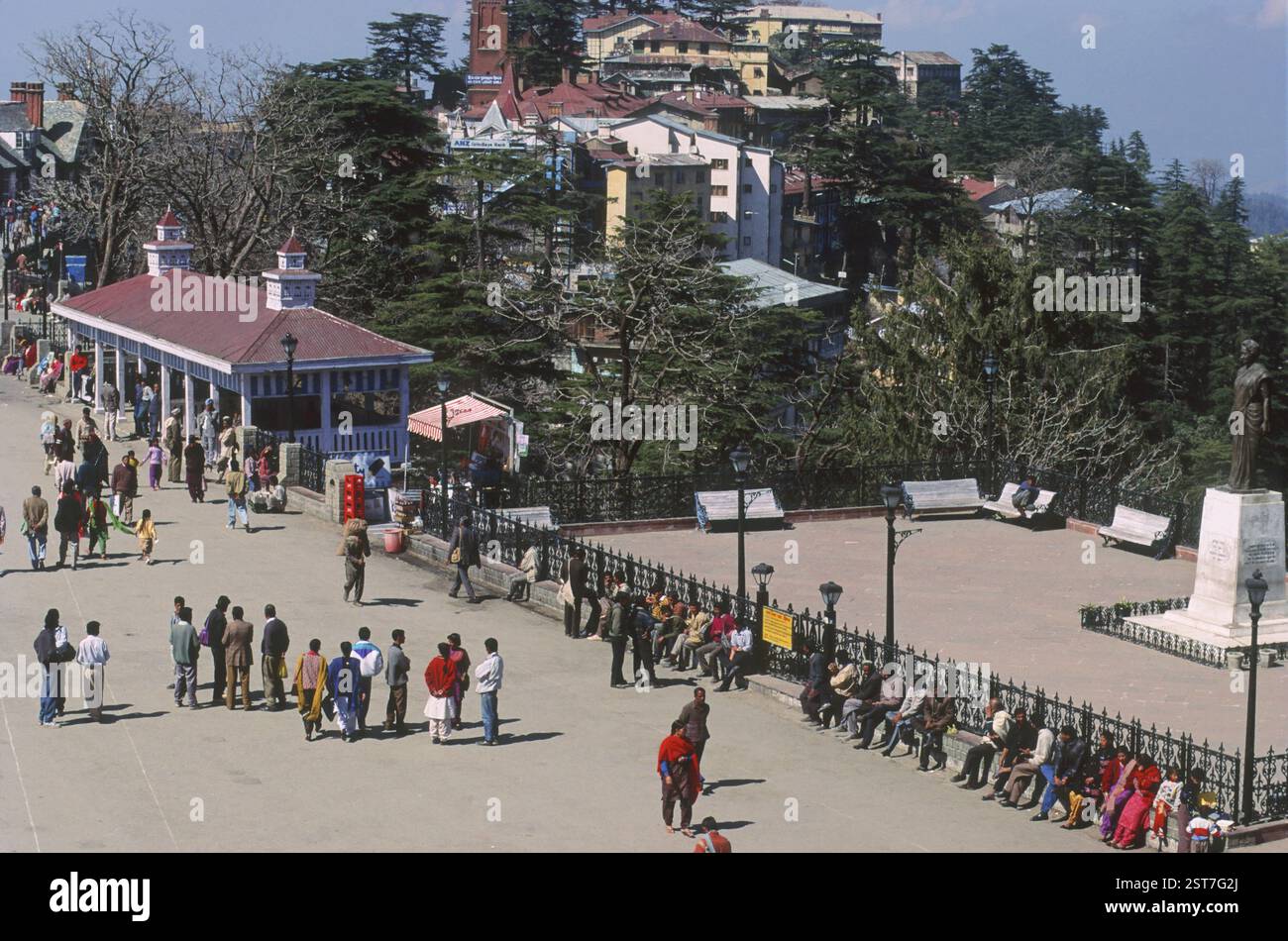 The mall shimla himachal pradesh India, Asia Stock Photo - Alamy