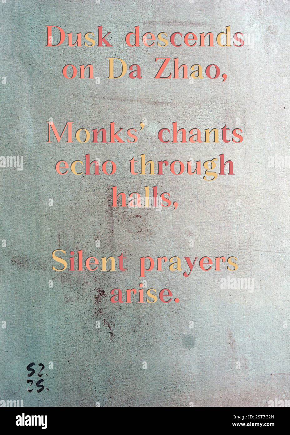 Dusk descends on Da Zhao, Monks' chants echo through halls, Silent ...