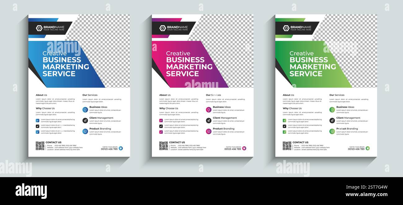 Abstract corporate business brochure flyer design layout template A4 ...