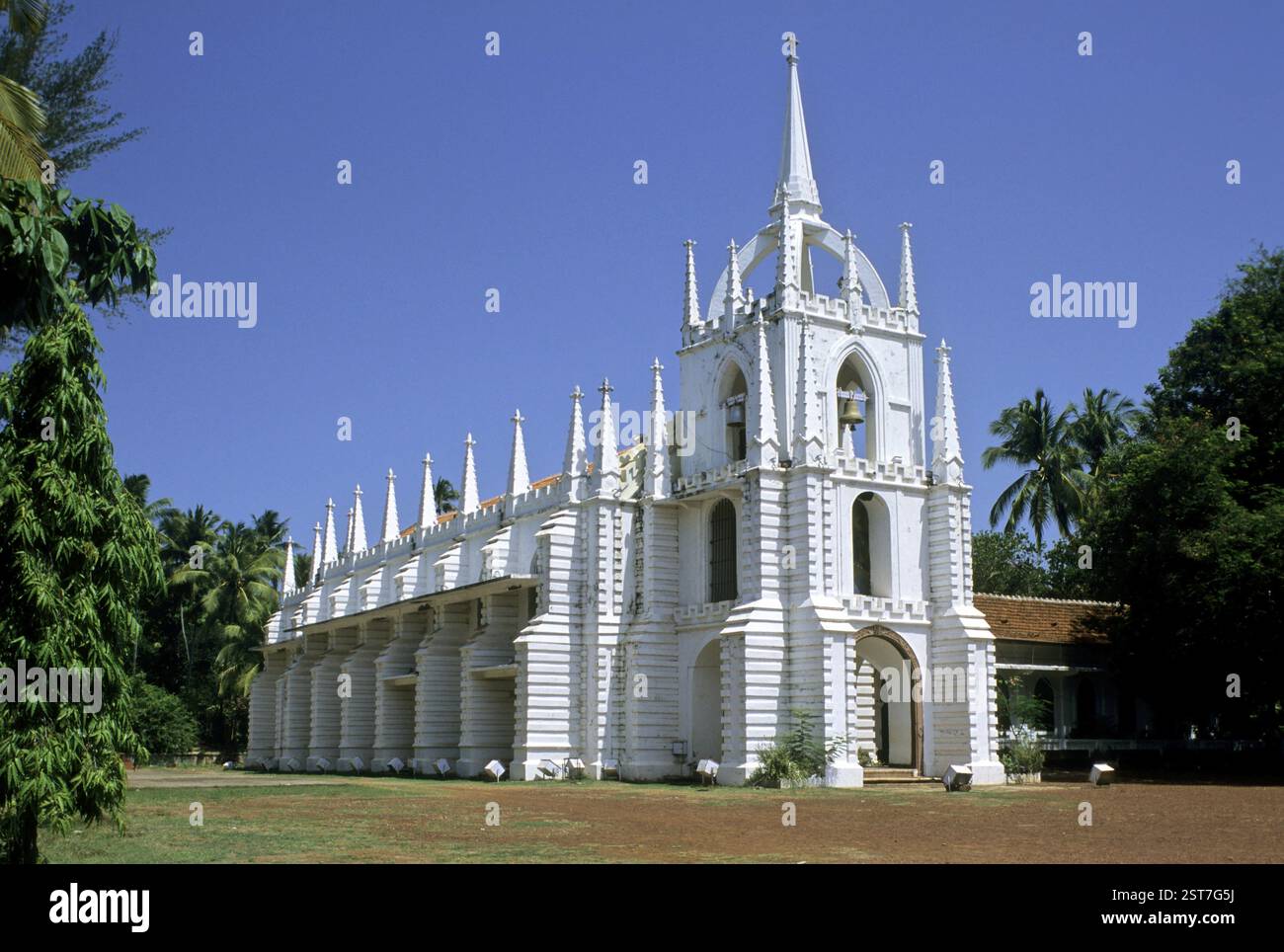 Saligao church, goa, india Stock Photo - Alamy