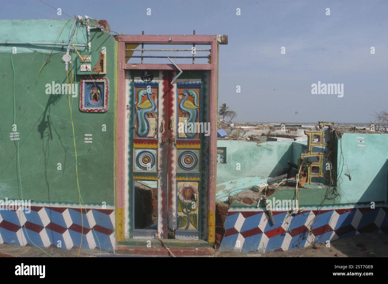 Damage, Natural Disaster Tsunami Earthquake on Sea Floor, Nagapattinum ...