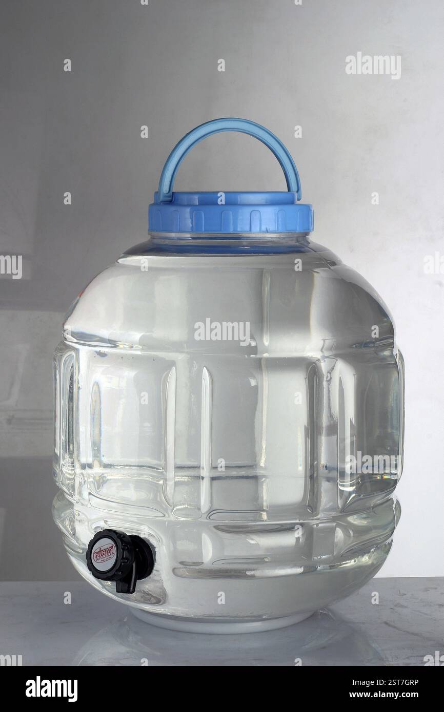 Distilled water Jar Stock Photo - Alamy