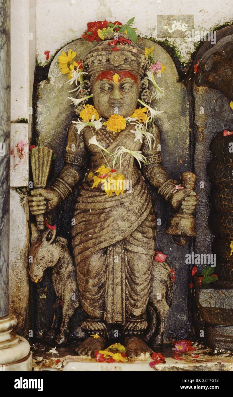 Goddess Sitlamata in Babulnath temple, Bombay Mumbai, Maharashtra ...