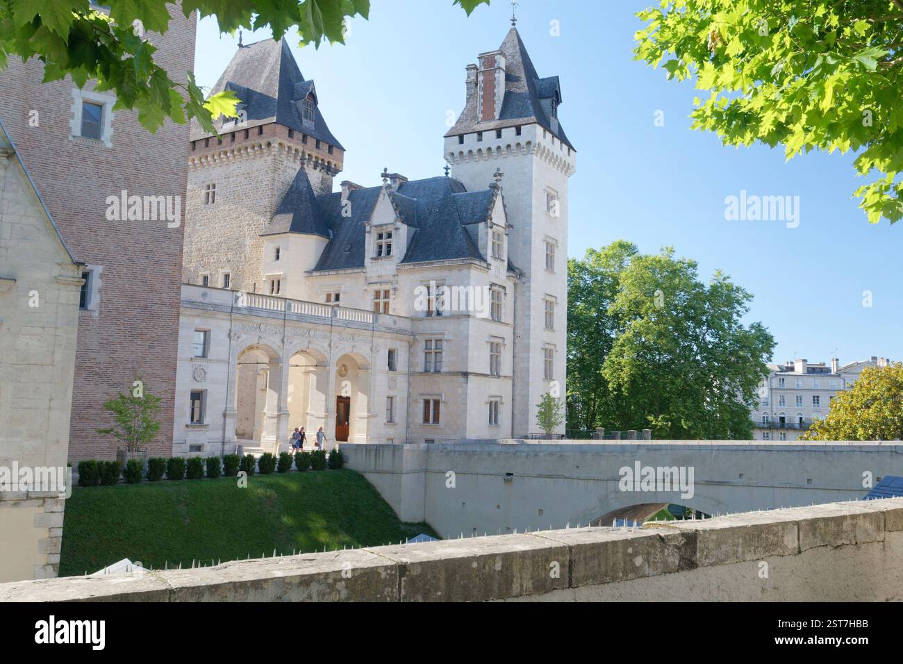 The castle of Pau in France Stock Photo - Alamy