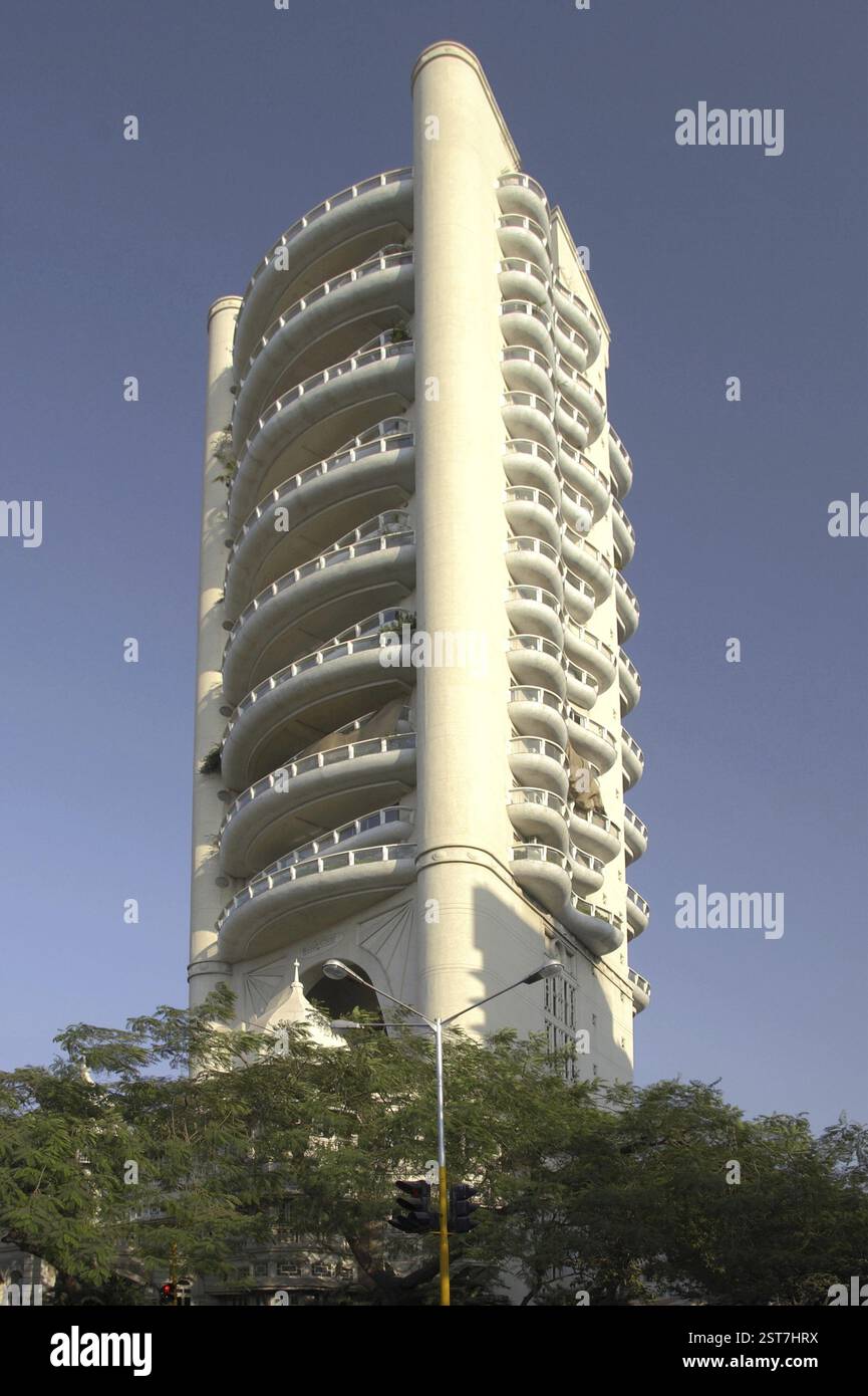 Buckley Court, high rise tower, Bombay Mumbai, Maharashtra, India, Asia ...