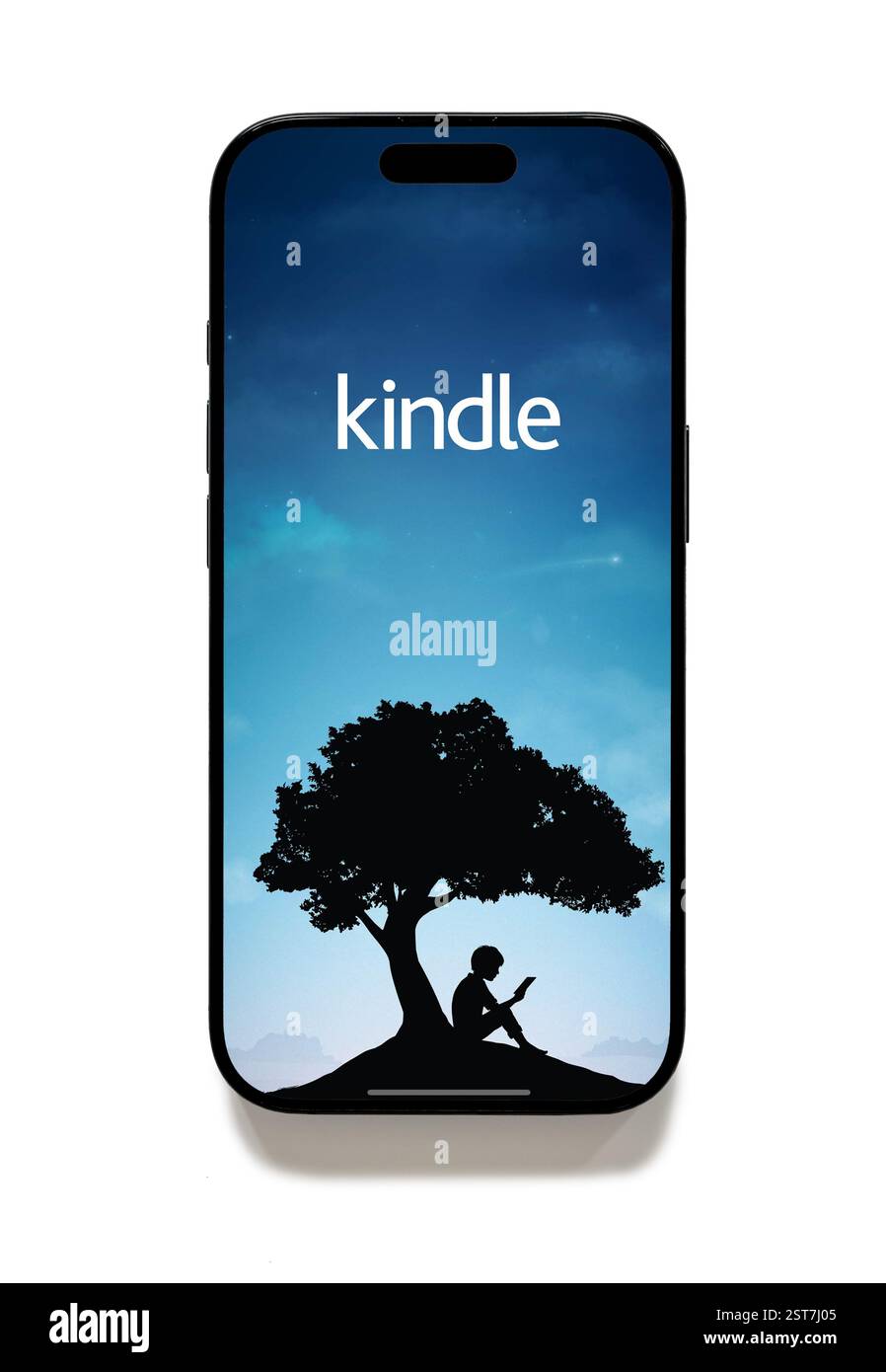 The Kindle app on an iPhone 16 Plus Stock Photo - Alamy