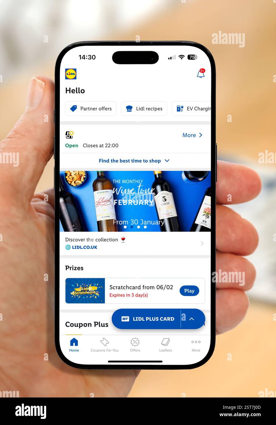The Lidl Rewards app on an iPhone 16 Plus Stock Photo - Alamy