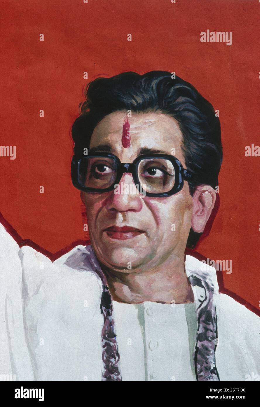 Balasaheb thackeray hi-res stock photography and images - Alamy