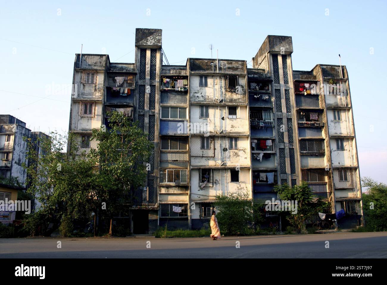 Building of Shanti Nagar housing society, for the lower income group ...