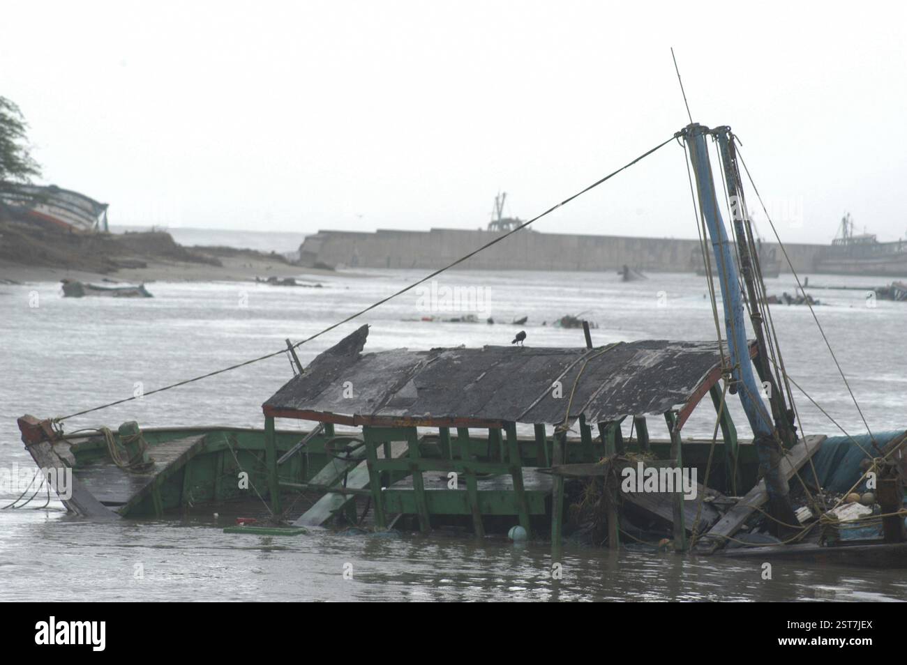Damage, Natural Disaster Tsunami Earthquake on Sea Floor, Nagapattinum ...
