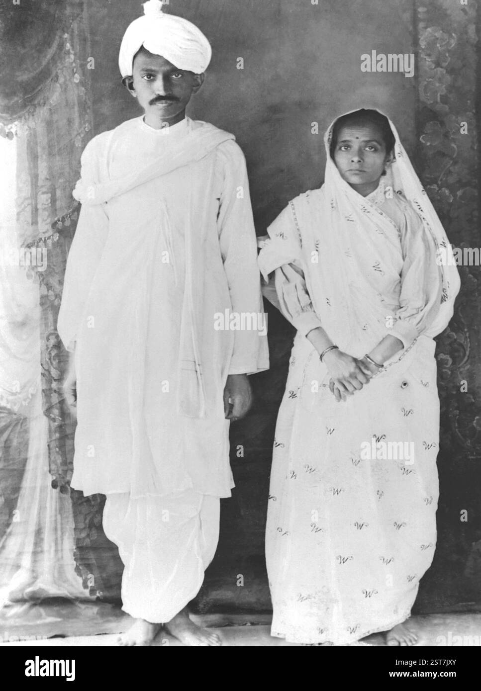 Kasturba return india hi-res stock photography and images - Alamy