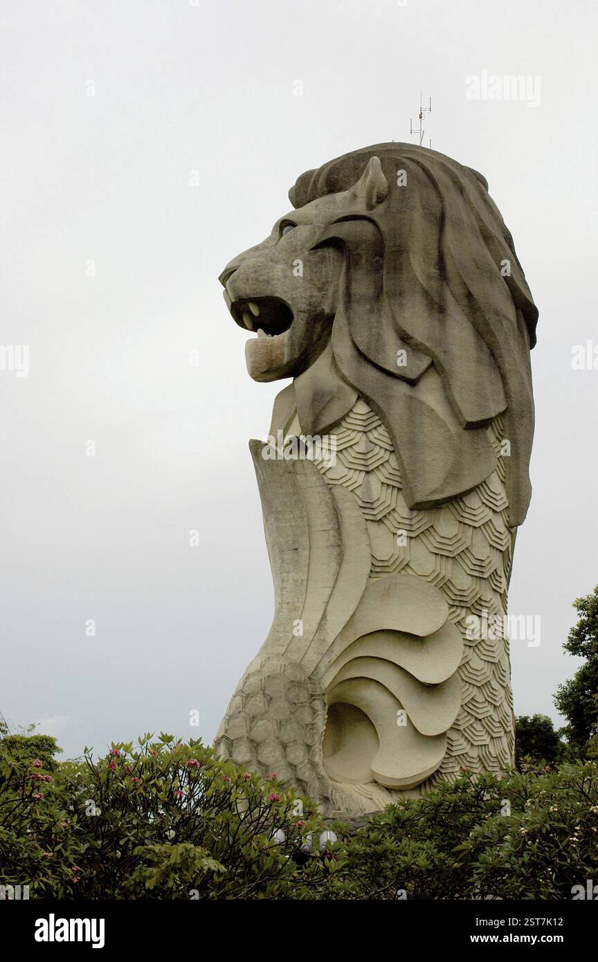 Merlion statue, Sentosa, Singapore, South East Asia, Asia Stock Photo ...