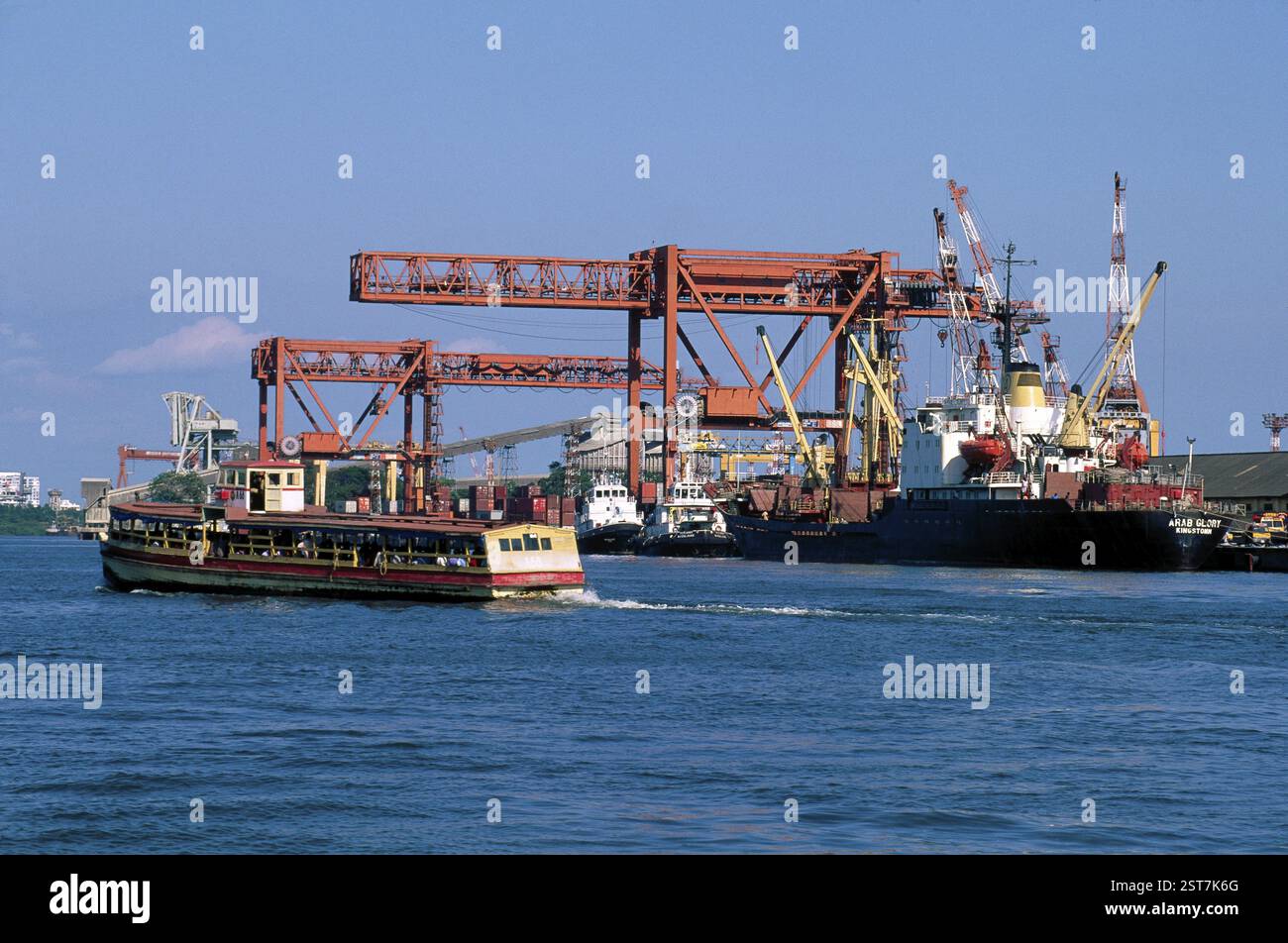 Cochin port, kerala, india Stock Photo - Alamy