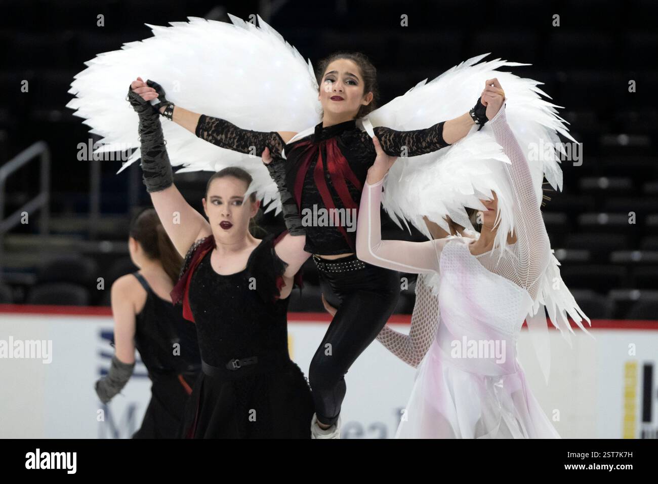 Members of the Capital Theatre on Ice Senior Team perform at Capital ...