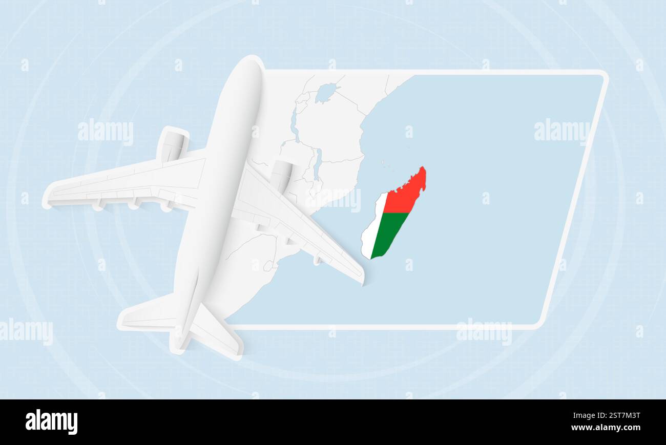 Madagascar aerial view Stock Vector Images - Alamy