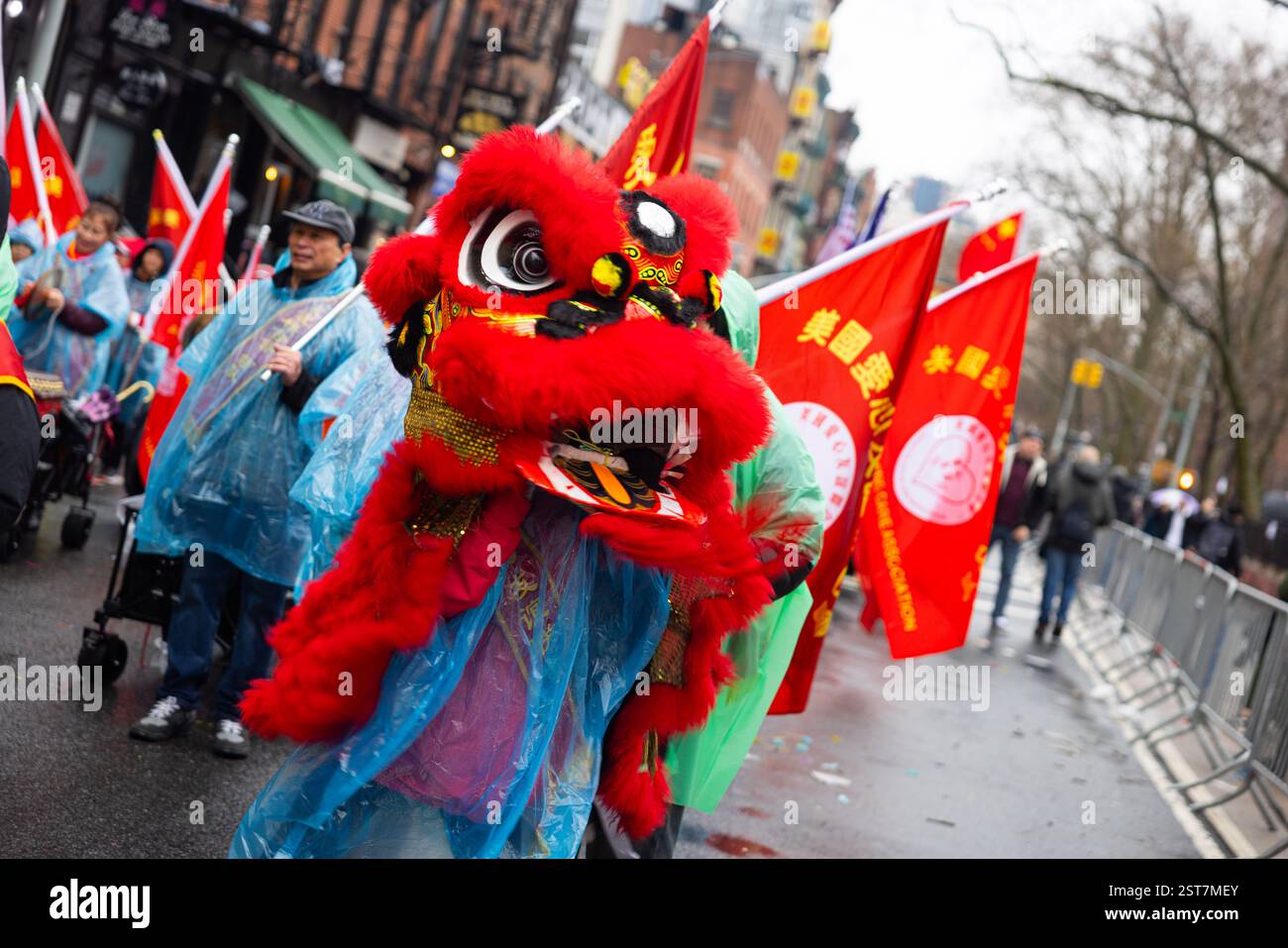 New York, USA. 16th Feb, 2025. The 27th Annual Lunar New Year Parade ...