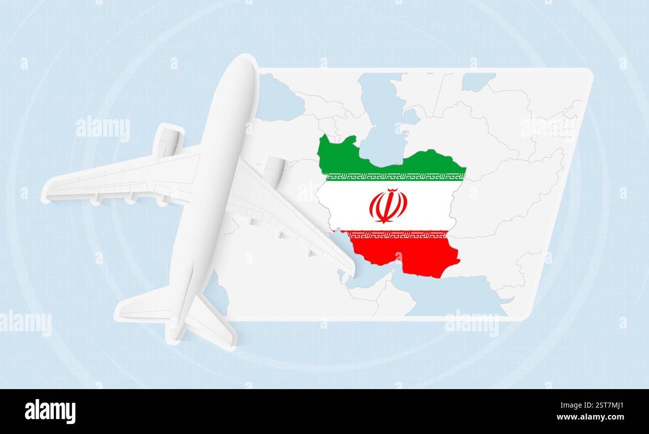 Iran aerial view Stock Vector Images - Alamy