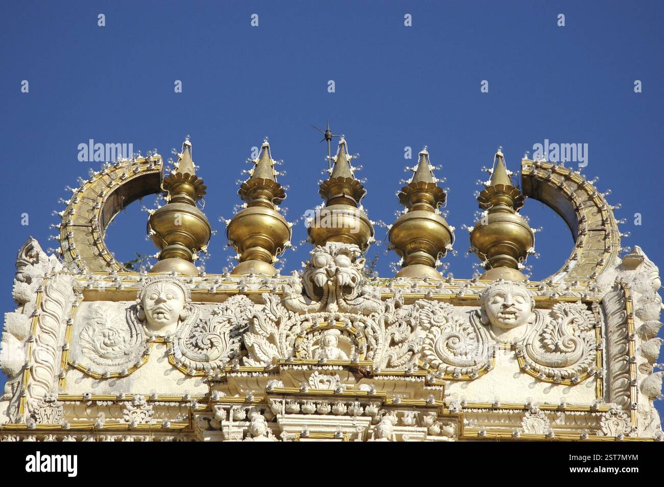 Golden roof of Hindu Temple, Mysore, Karnataka, India, Asia Stock Photo ...